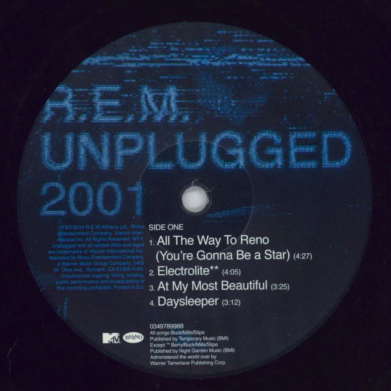 REM Unplugged 2001 UK 2-LP vinyl set — RareVinyl.com