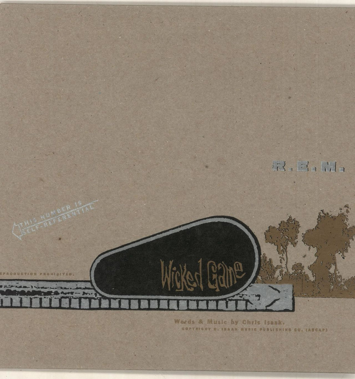 REM Wicked Game - Complete + Mailer US Promo 7" vinyl — RareVinyl.com