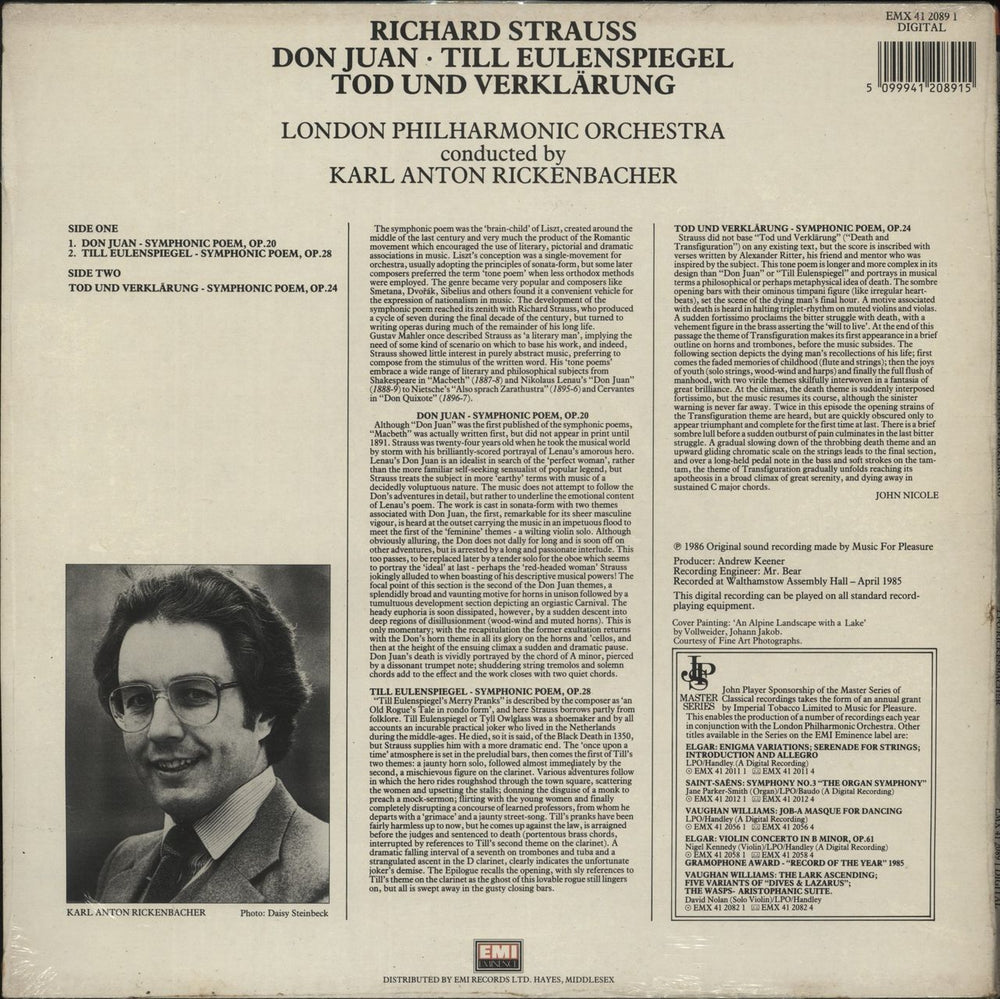 Richard Strauss Strauss: Don Juan . Till Eulenspiegel . Tod Und Verkla — RareVinyl.com
