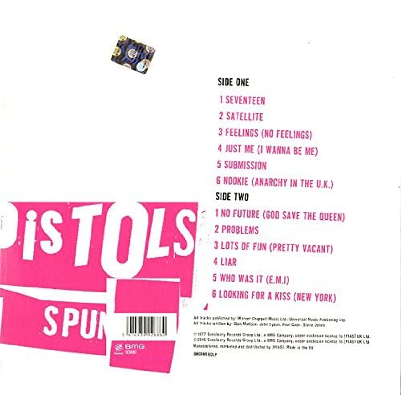 Sex Pistols Spunk - Black Vinyl - Sealed UK Vinyl LP — RareVinyl.com