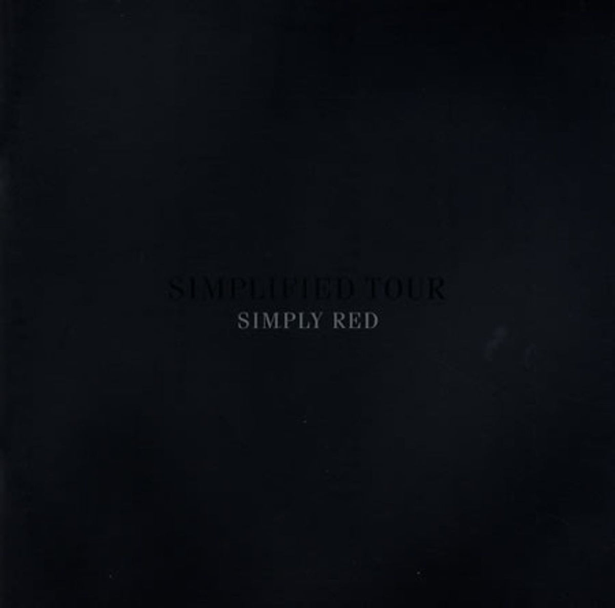 Simply Red Simplified Tour Programme UK Tour programme — RareVinyl.com