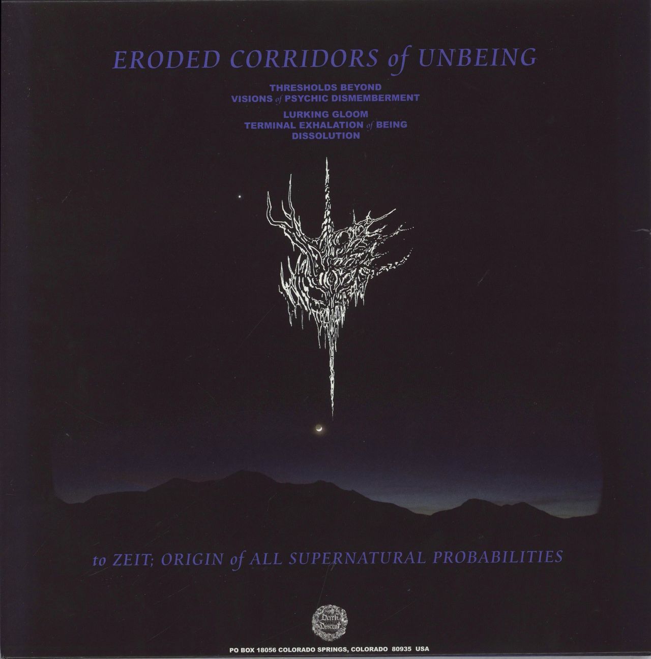 Spectral Voice Eroded Corridors of Unbeing US Vinyl LP — RareVinyl.com