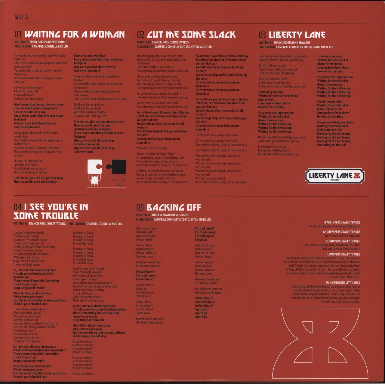 Status Quo Backbone UK Picture disc LP — RareVinyl.com