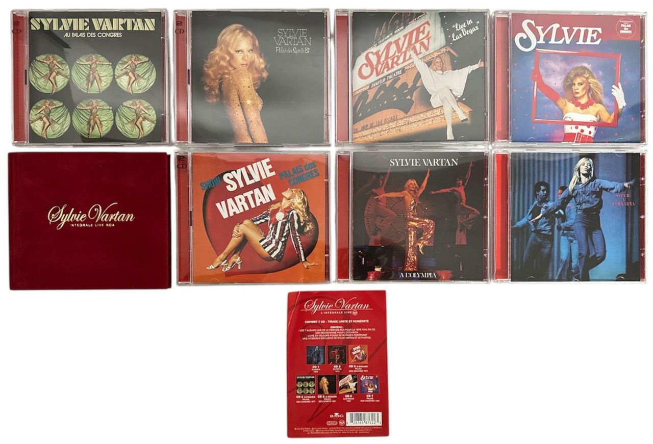 Sylvie Vartan L'integrale Live RCA - 7-CD Box Set French Cd album box — RareVinyl.com