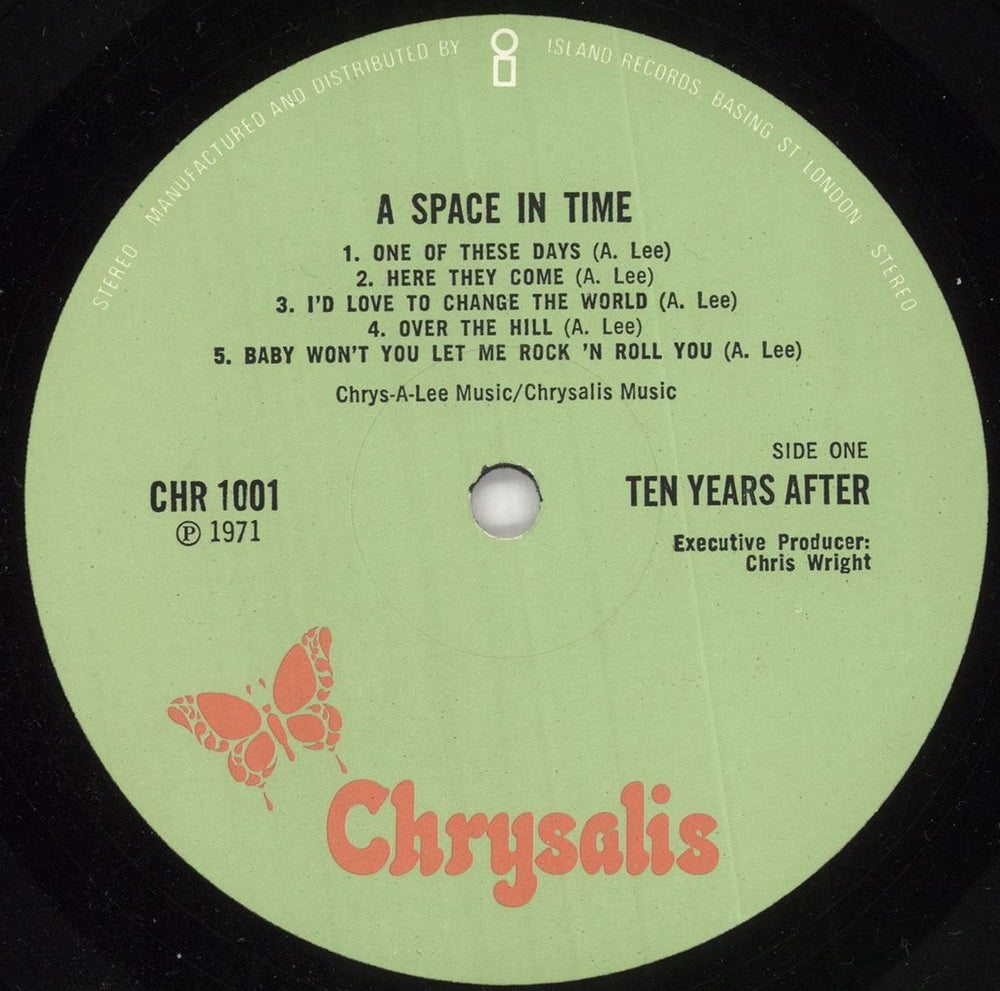 Ten Years After A Space In Time - 1st - EX UK Vinyl LP — RareVinyl.com
