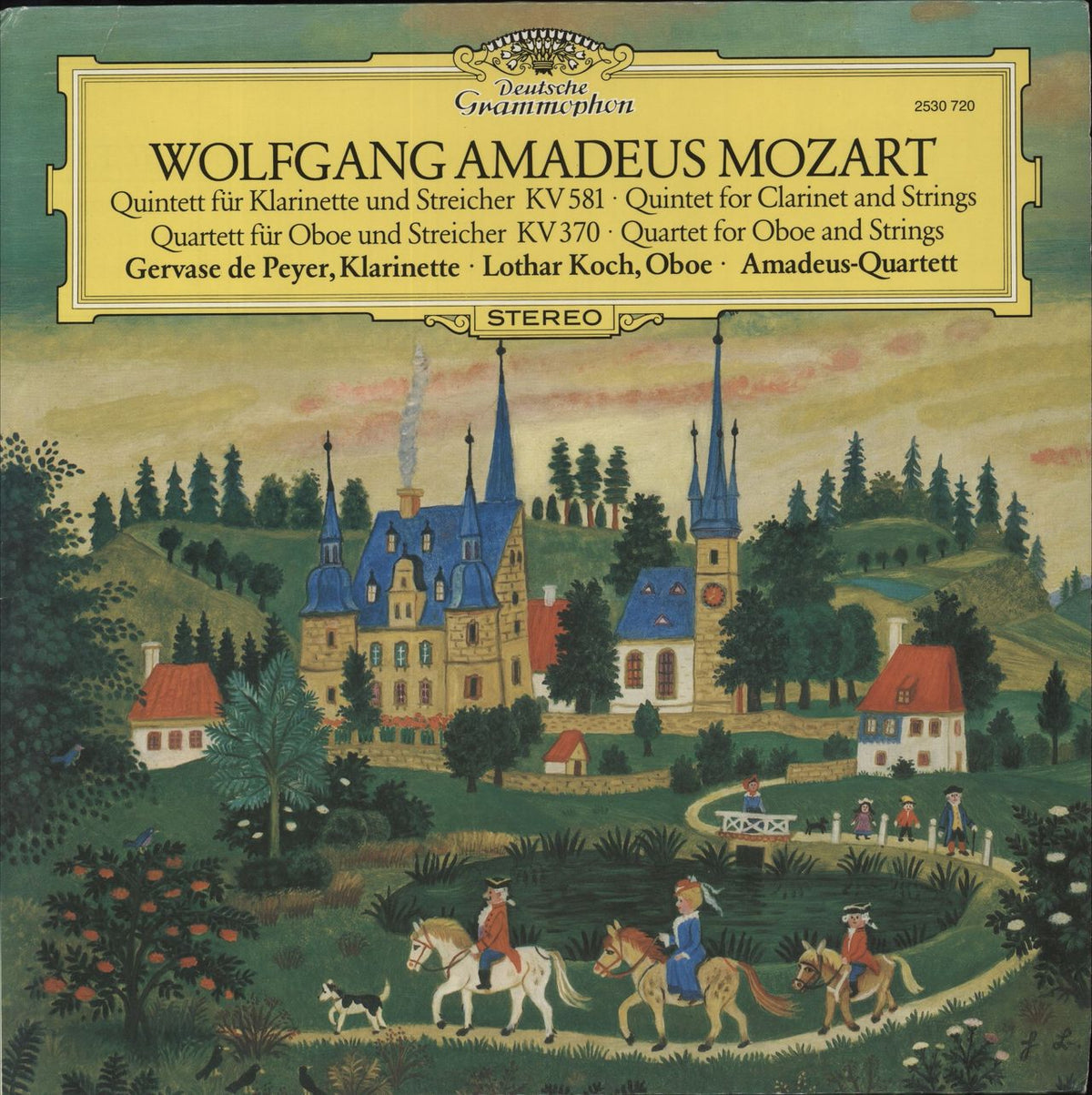 The Amadeus String Quartet Mozart: Quintet for Clarinet & Strings / Qu ...