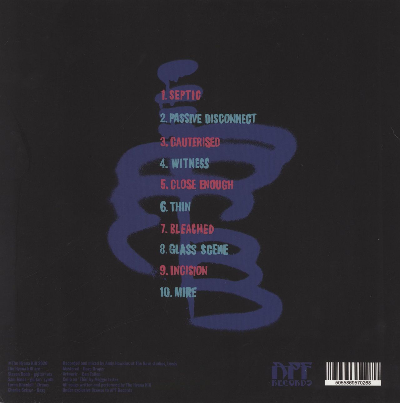 The Hyena Kill A Disconnect - Pink Splatter UK Vinyl LP — RareVinyl.com