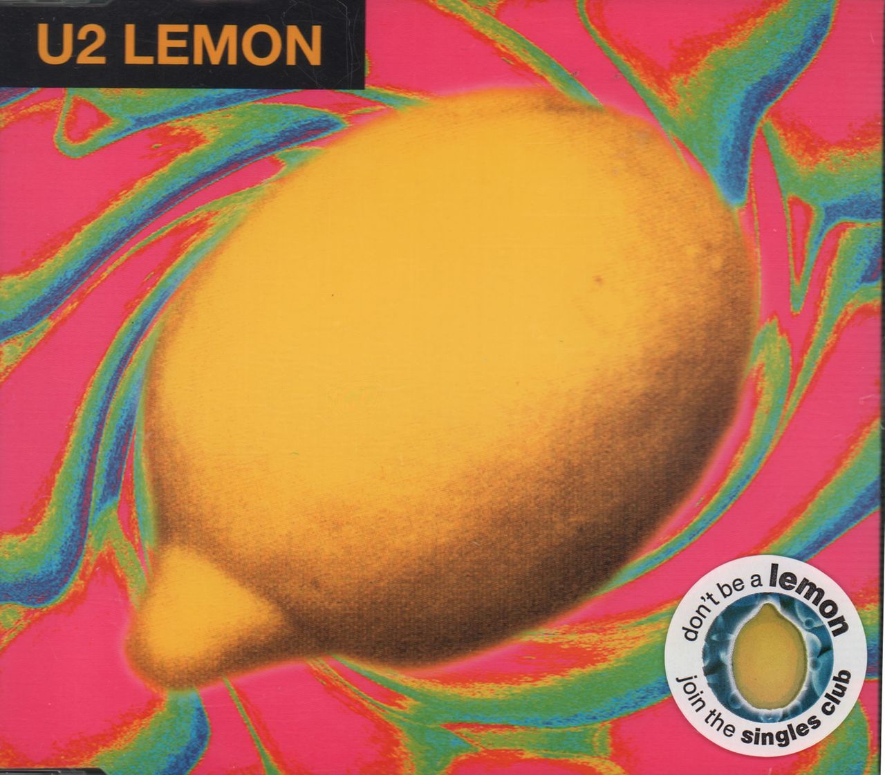 U2 Lemon - Silver Pressed Disc UK Promo CD single — RareVinyl.com