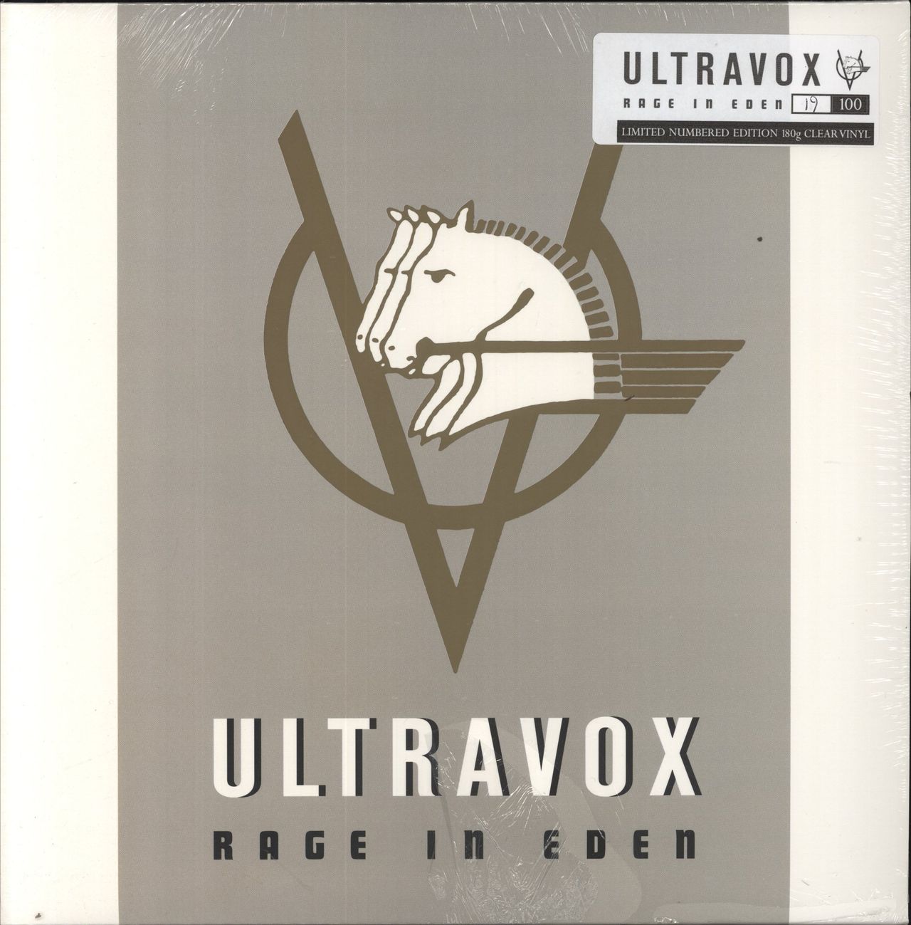 Ultravox Rage In Eden - 180gram Clear Vinyl + 7" - Sealed UK Vinyl LP — RareVinyl.com