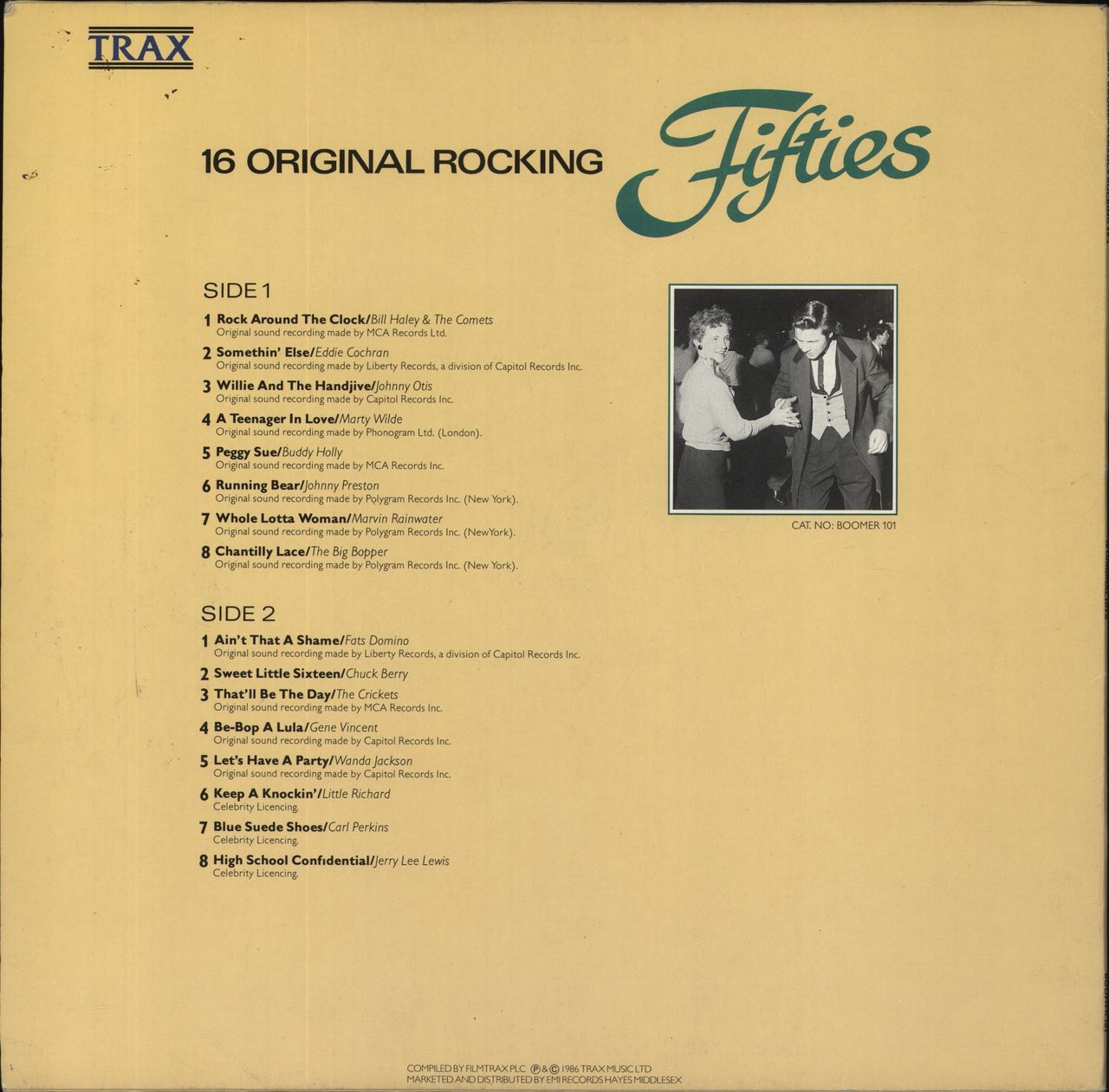 Various-50s/Rock & Roll/Rockabilly Rocking Fifties [16 Original Hits ...