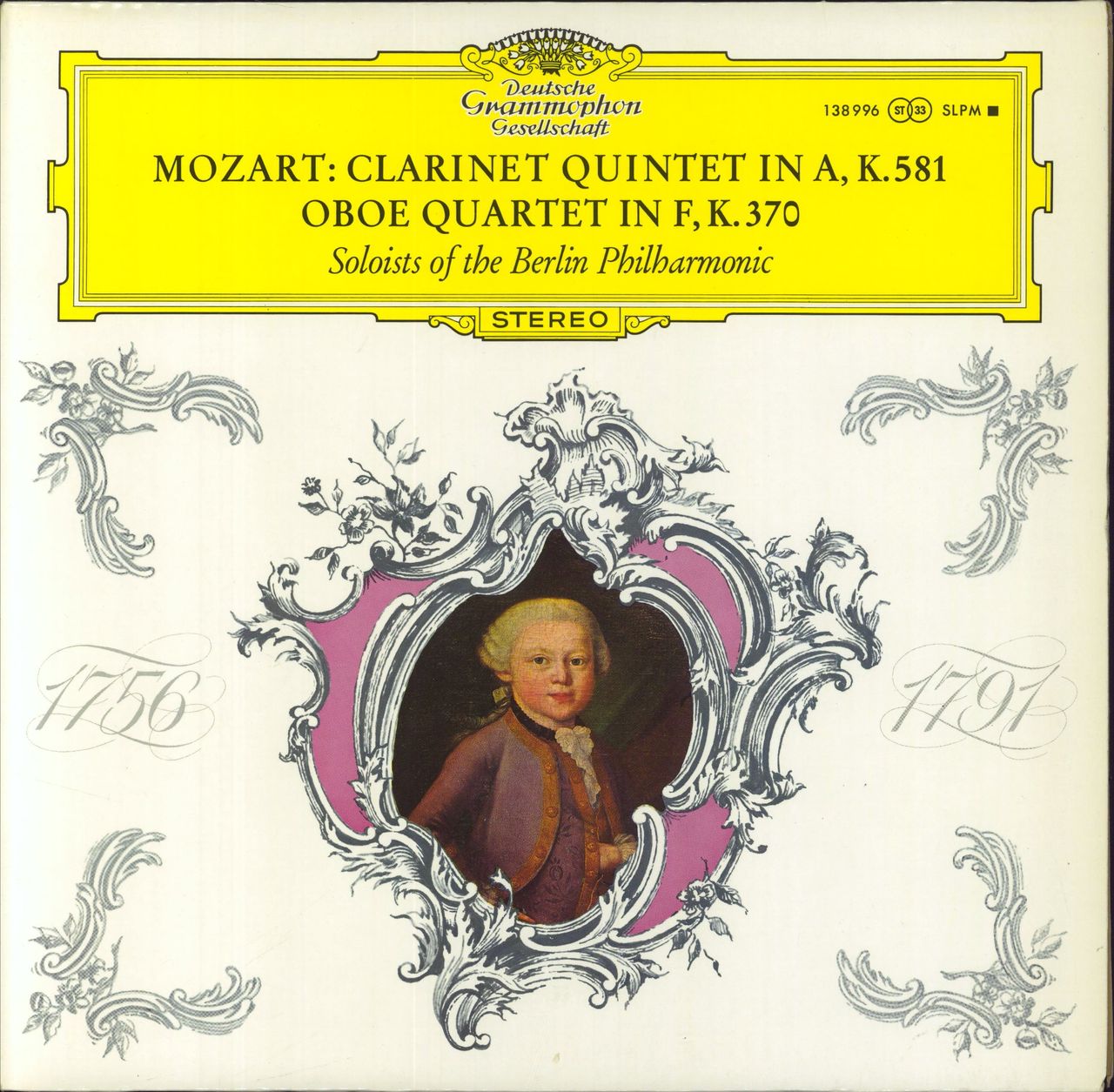 Wolfgang Amadeus Mozart Clarinet Quintet in A, K.581 & Oboe Quartet in ...