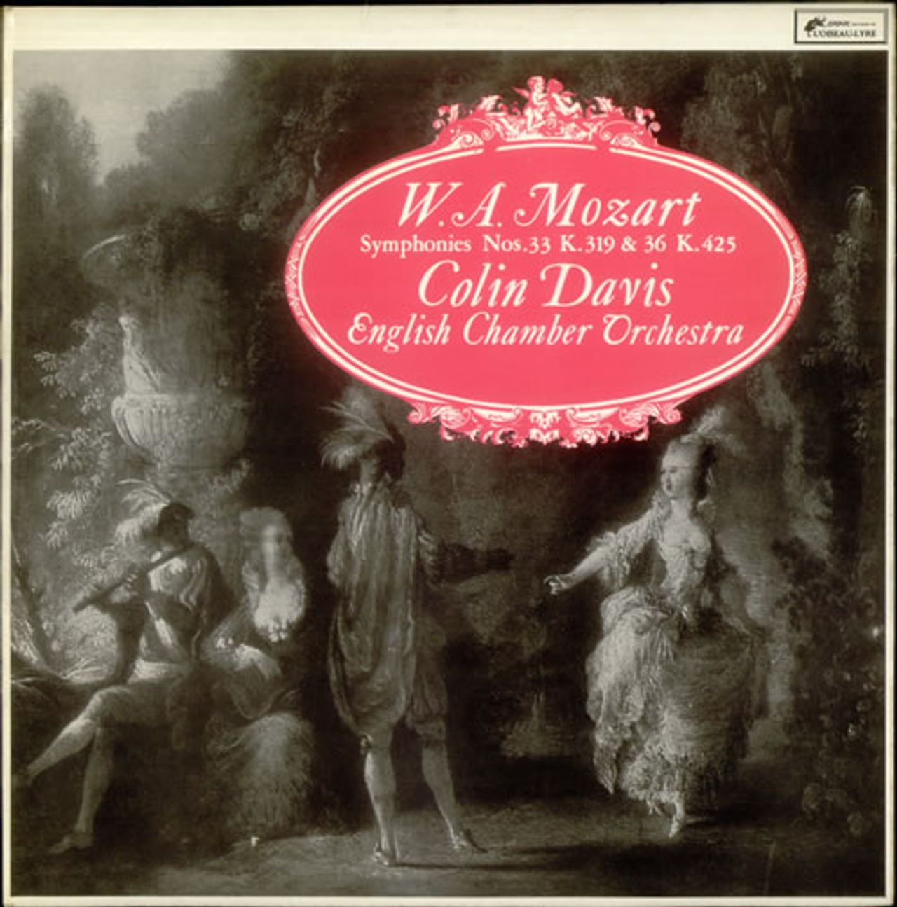 Wolfgang Amadeus Mozart Symphonies Nos. 33 K.319 & 36, K.425 UK Vinyl — RareVinyl.com