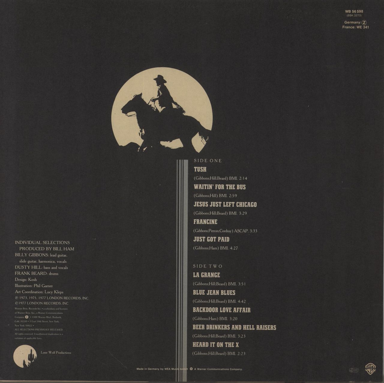 ZZ Top The Best Of ZZ Top German Vinyl LP — RareVinyl.com