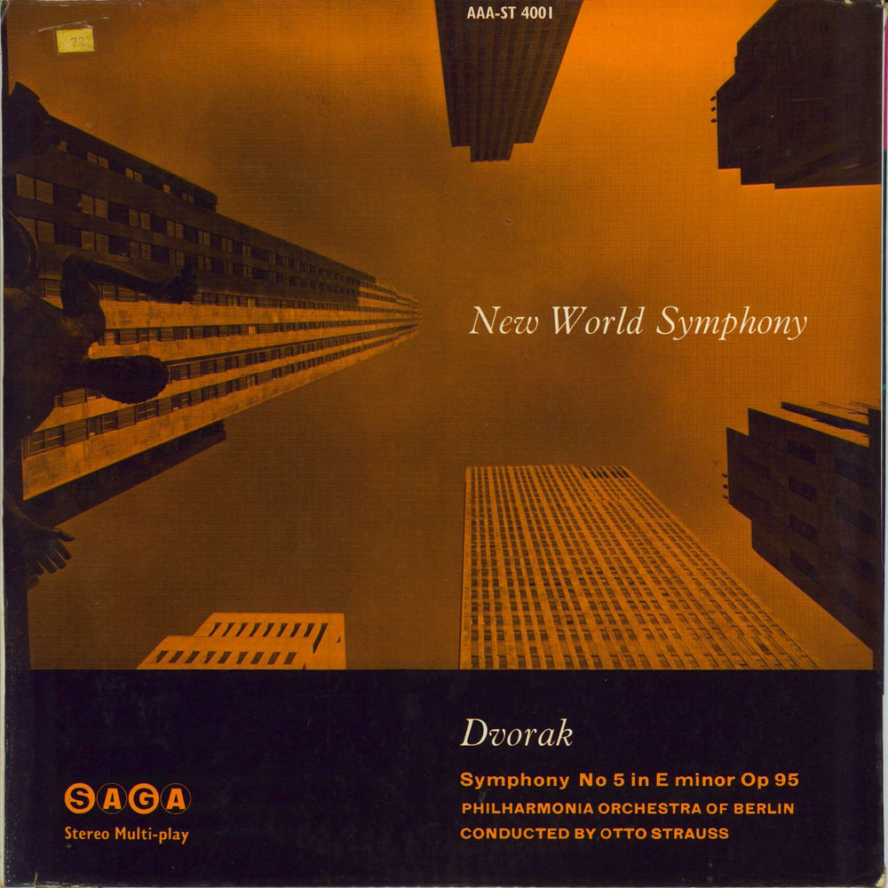 Antonín Dvorák New World Symphony UK Vinyl LP — RareVinyl.com