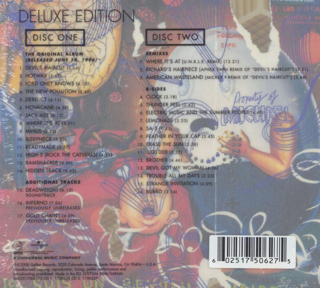 Beck Odelay - Deluxe Edition - Sealed UK 2-CD album set — RareVinyl.com