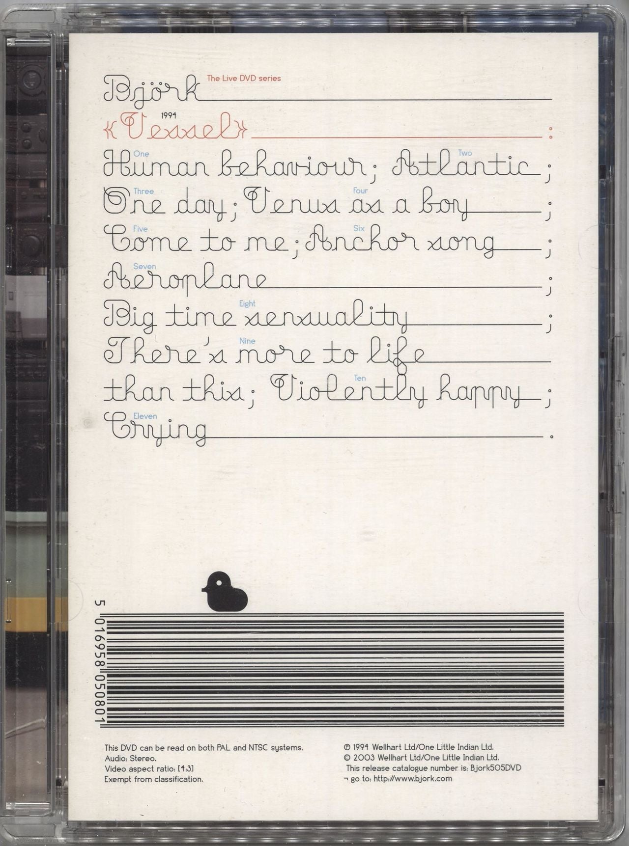 Björk Vessel UK DVD — RareVinyl.com