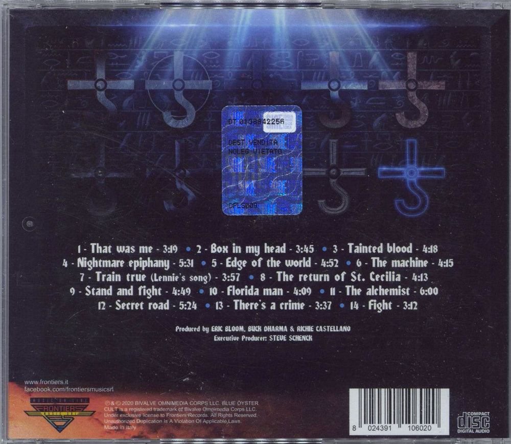 Blue Oyster Cult The Symbol Remains Italian CD album — RareVinyl.com