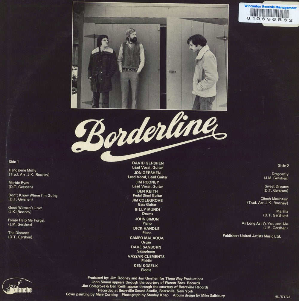 Borderline Borderline UK Vinyl LP — RareVinyl.com