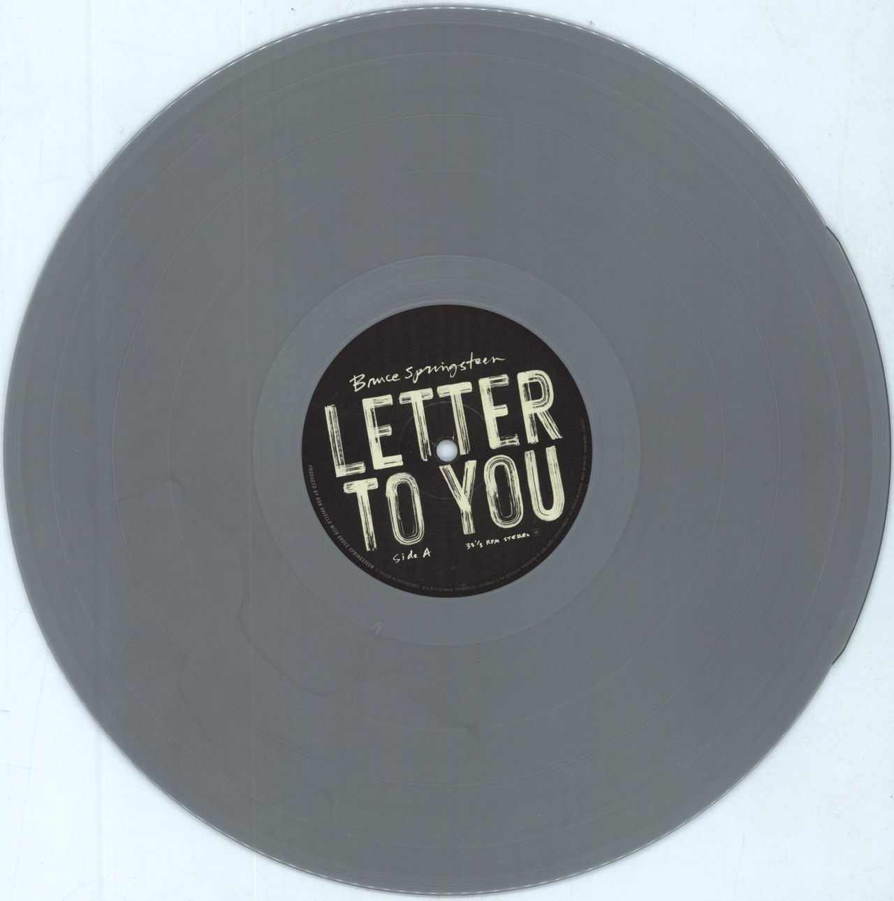 Bruce Springsteen Letter To You - Grey Vinyl UK 2-LP vinyl set ...