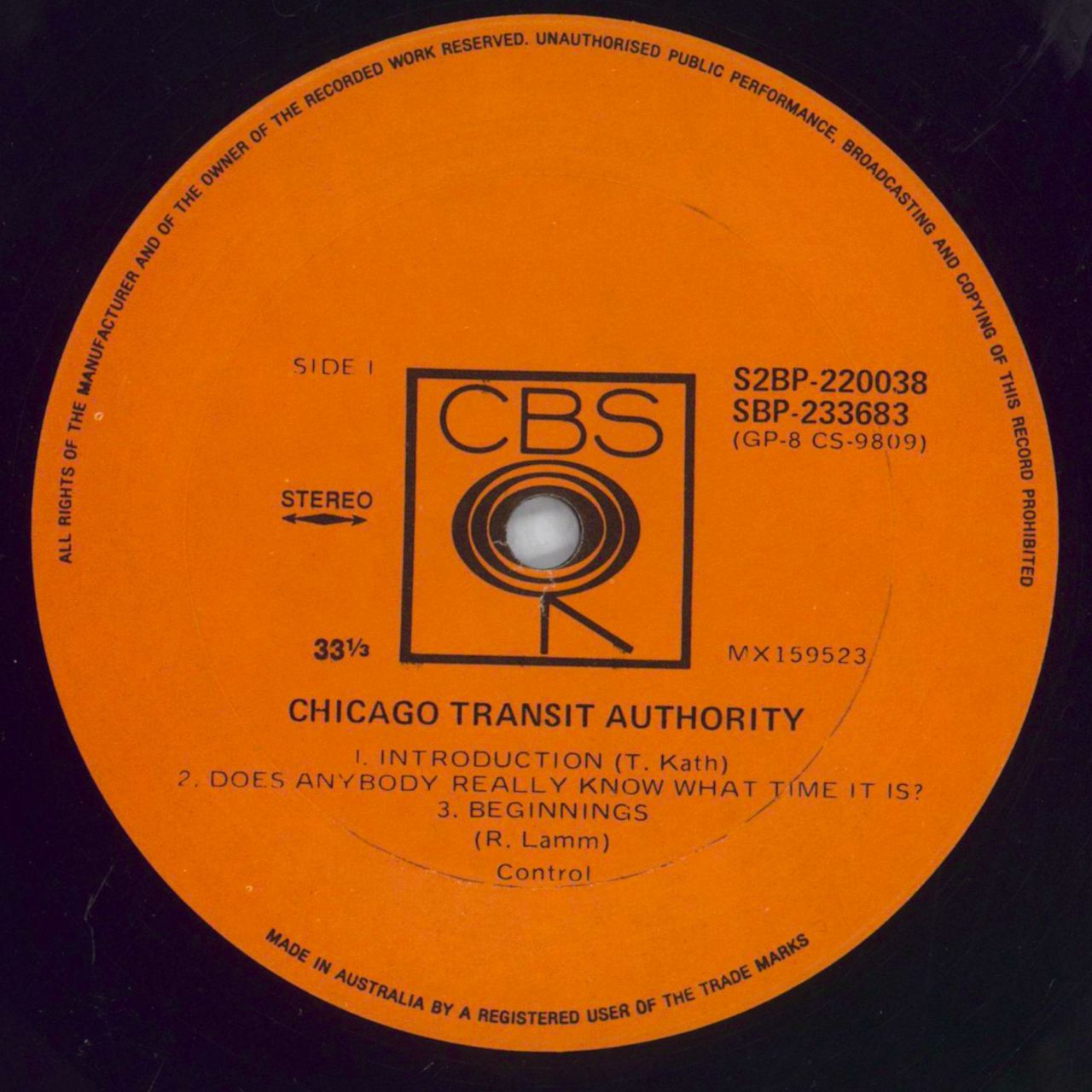 Chicago Chicago Transit Authority - 1st Australian 2-LP vinyl set — RareVinyl.com