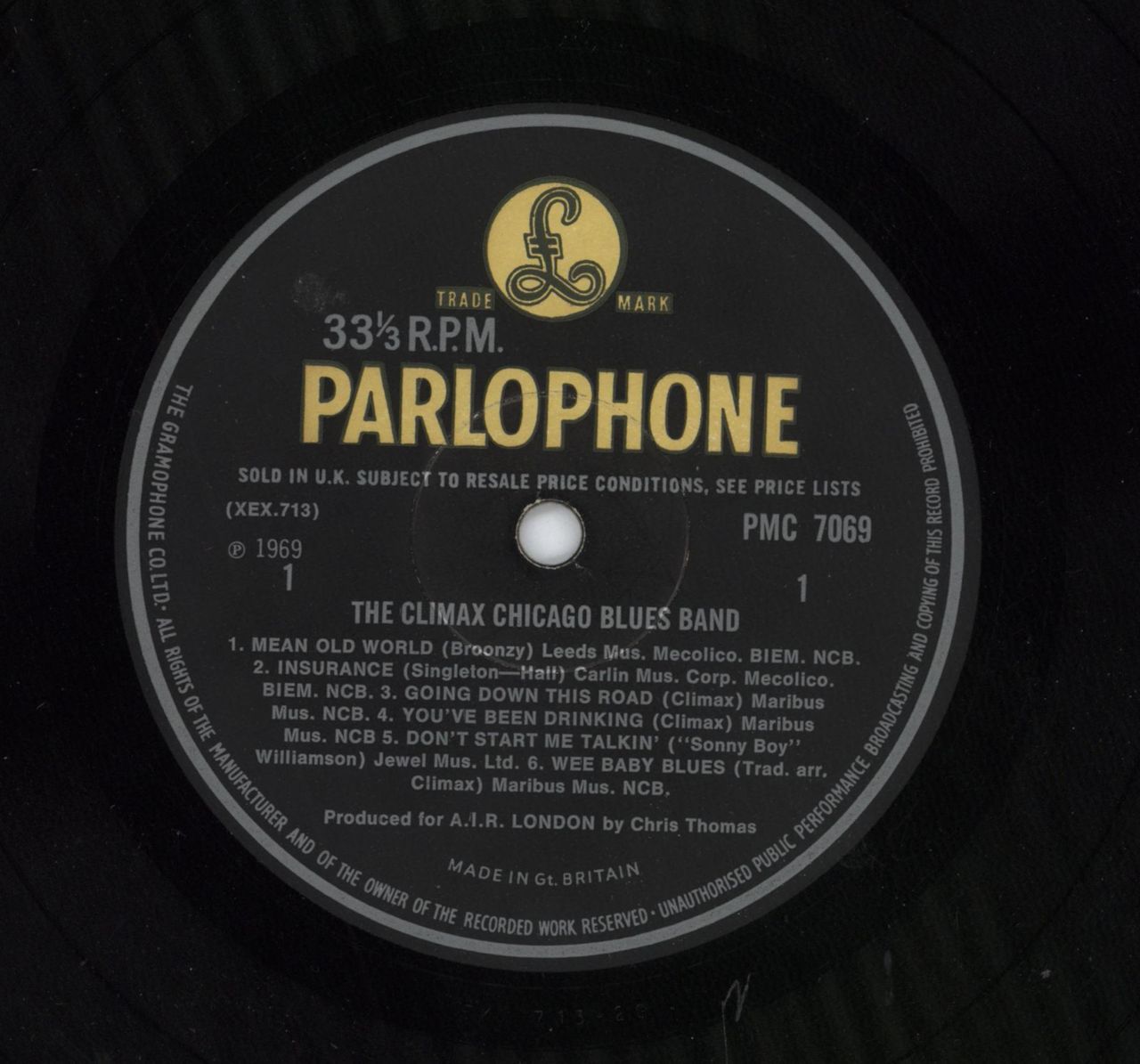 Climax Blues Band The Climax Chicago Blues Band - 1st UK Vinyl LP — RareVinyl.com