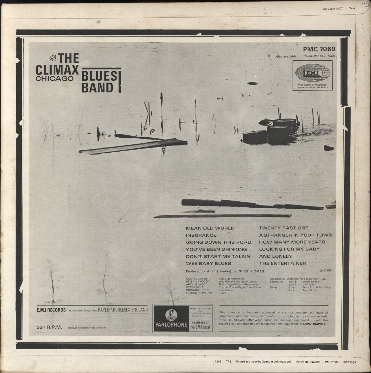 Climax Blues Band The Climax Chicago Blues Band - 1st UK Vinyl LP — RareVinyl.com