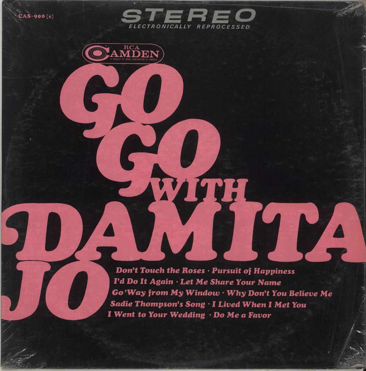 Damita Jo Go Go With Damita Jo US Vinyl LP — RareVinyl.com