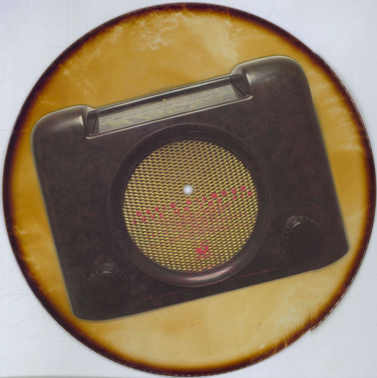 David Gilmour Love On The Air - Uncut & Shaped Discs UK Uncut picture — RareVinyl.com