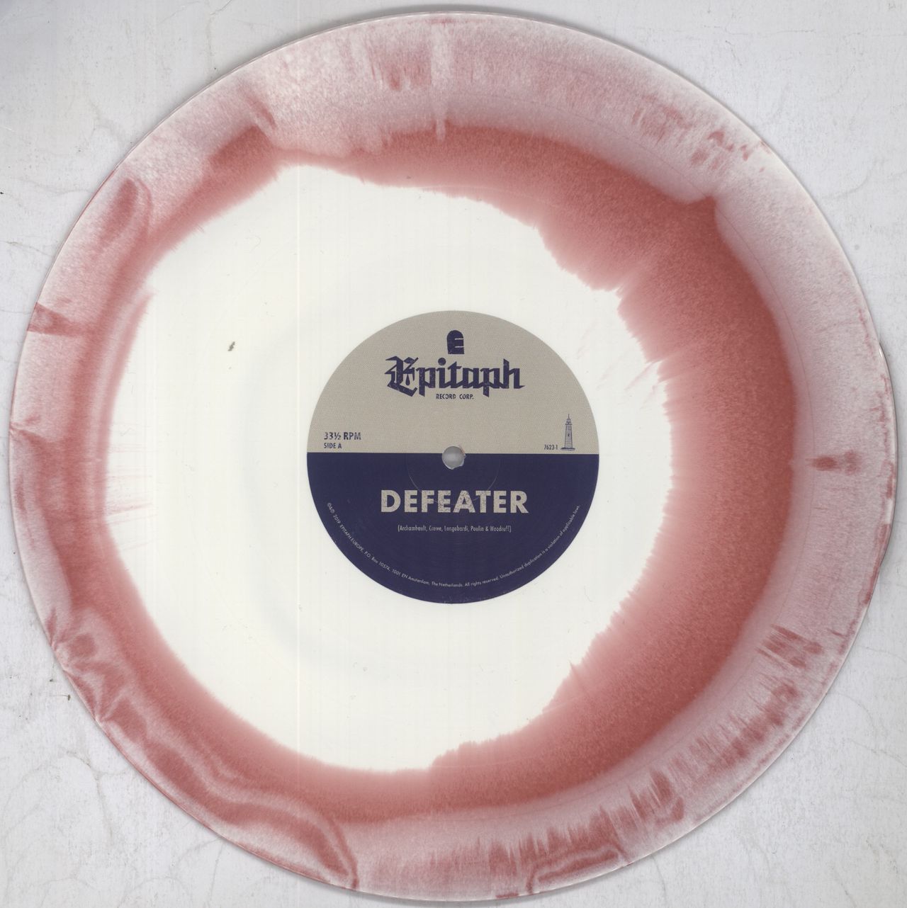 Defeater Defeater - Oxblood Milky 'White Out' Vinyl UK Vinyl LP ...