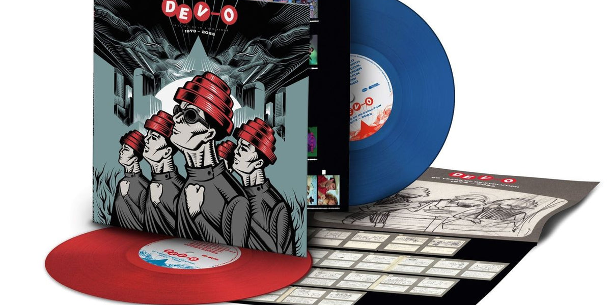 Devo 50 Years Of De-Evolution 1973-2023 - Red & Blue Vinyl - Sealed UK ...