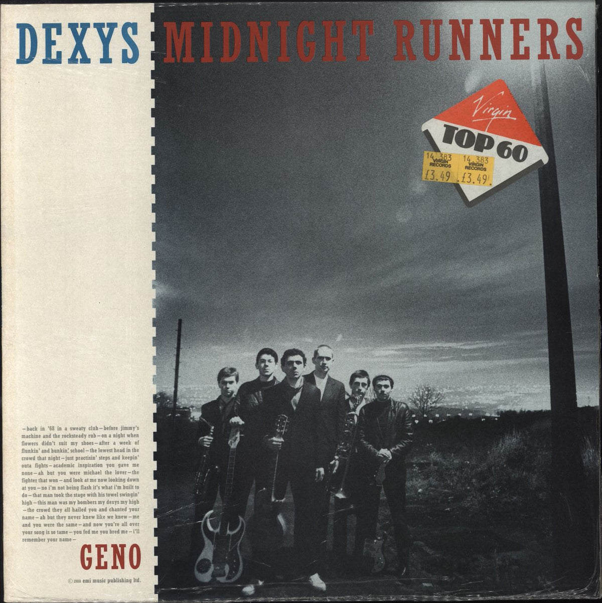 Dexys Midnight Runners Geno - stickered shrink UK Vinyl LP — RareVinyl.com