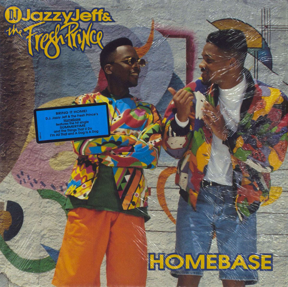 DJ Jazzy Jeff & The Fresh Prince Homebase - stickered shrink US Vinyl ...