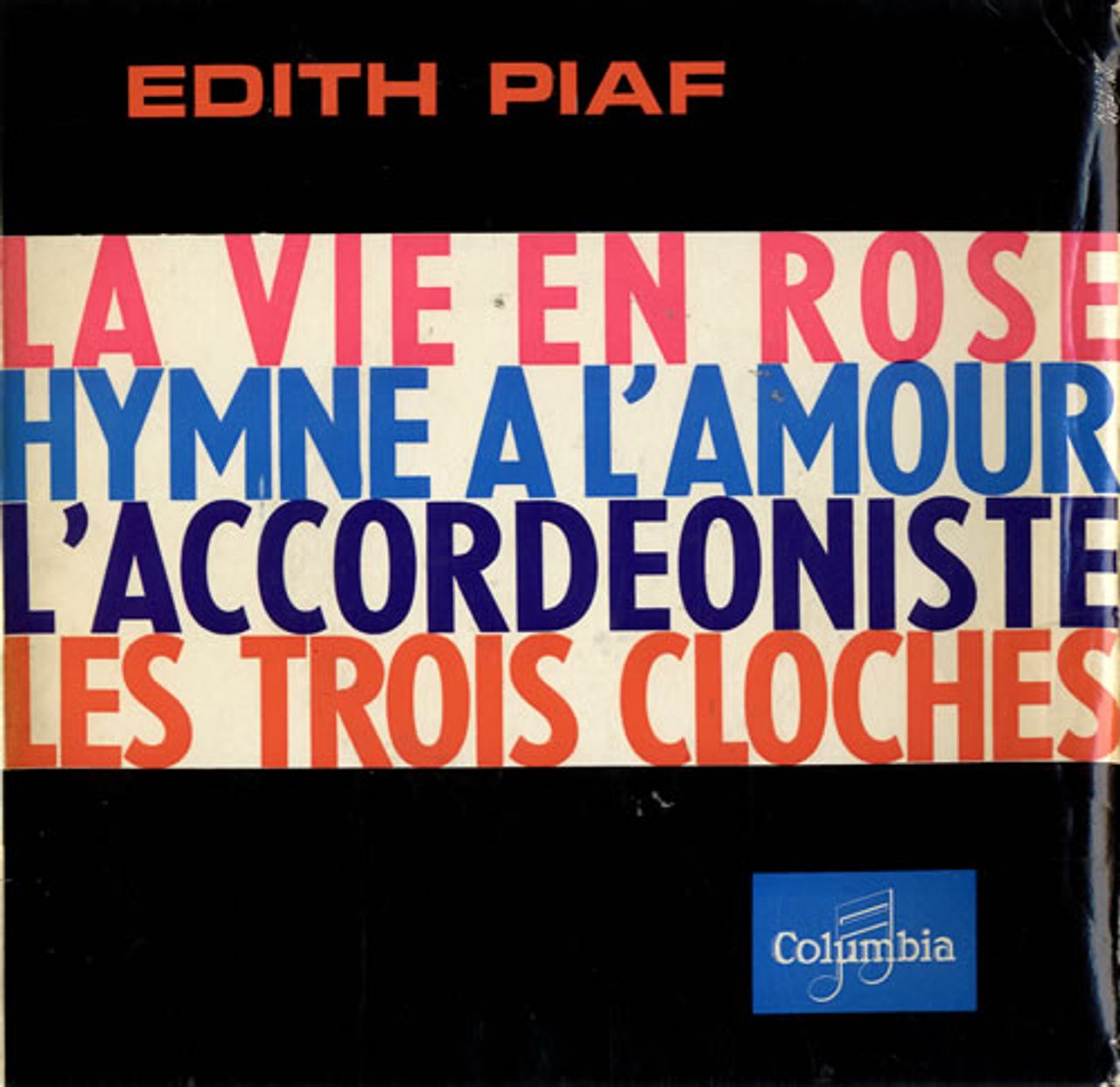 Edith Piaf La Vie En Rose EP French 7" vinyl — RareVinyl.com