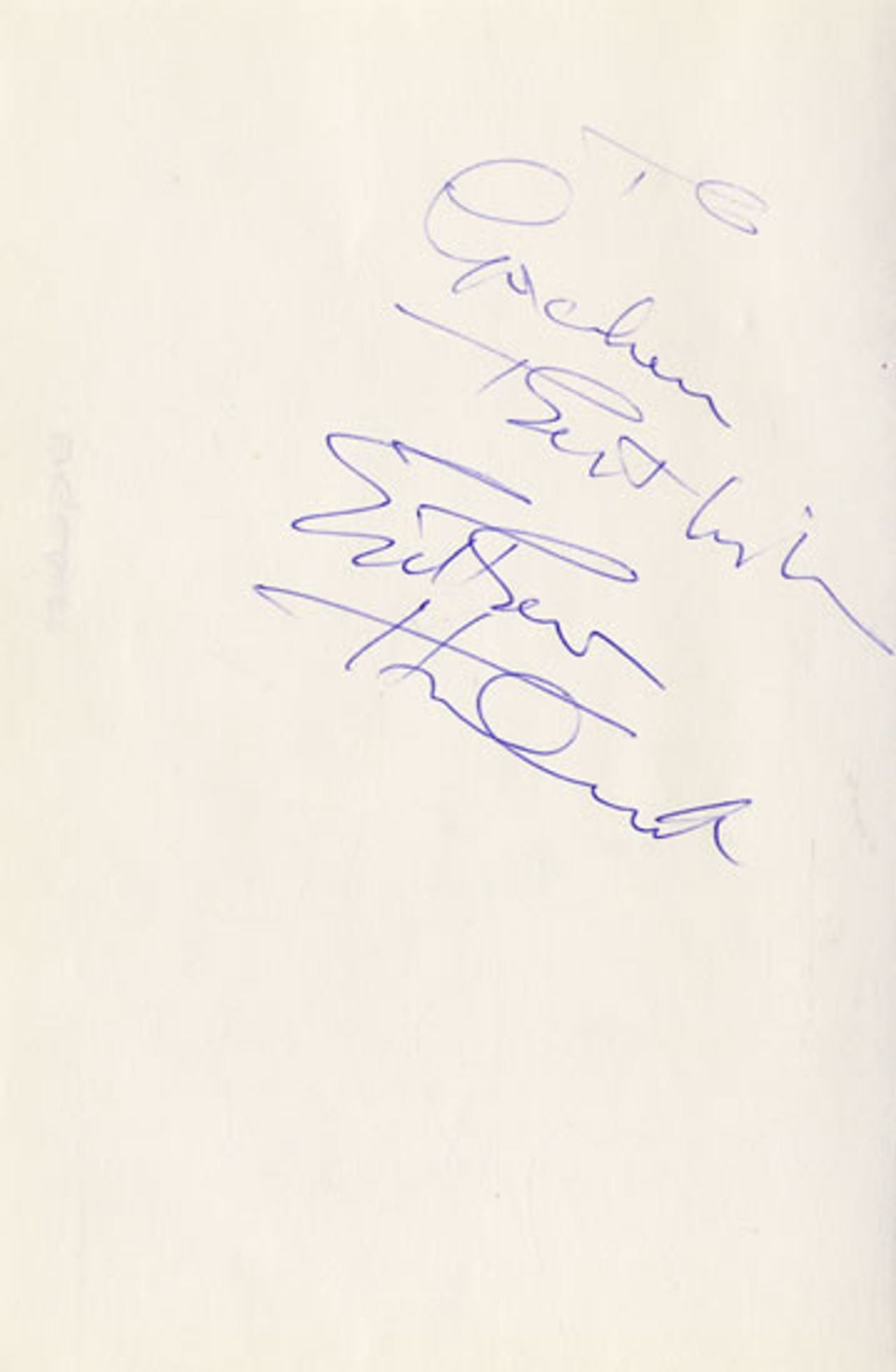 Engelbert Humperdinck (Singer) Autographed Sheet UK Memorabilia ...