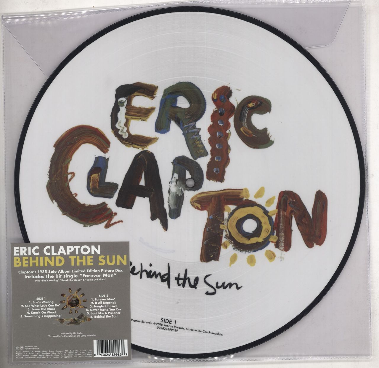 Eric Clapton Behind The Sun US Picture disc LP — RareVinyl.com