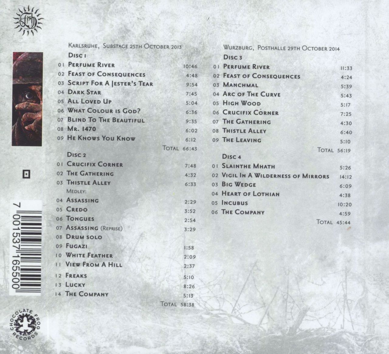 Fish The Moveable Feast - European Tour 2013-2015 UK 4-CD set ...