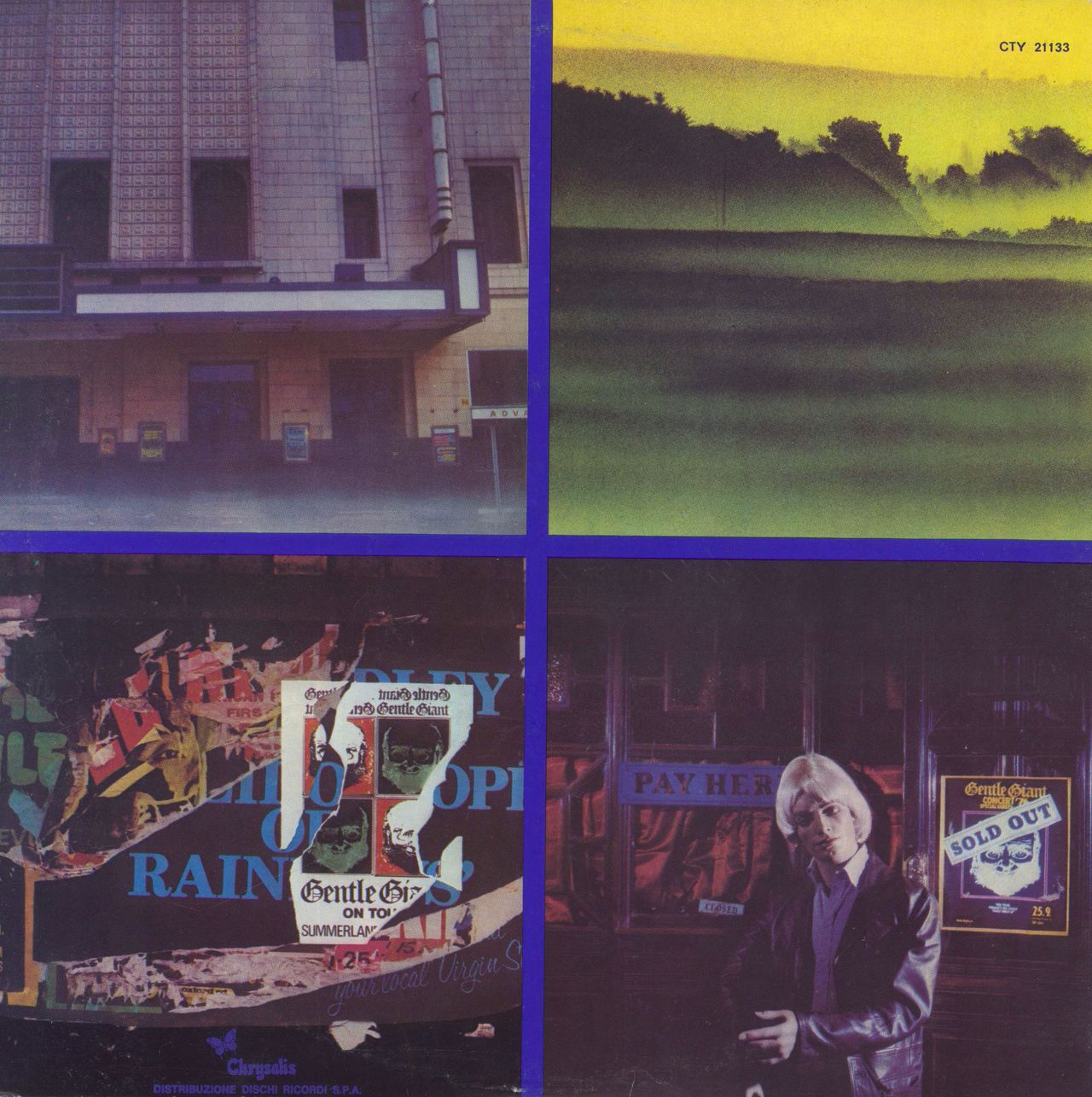 Gentle Giant Live - Playing The Fool Italian 2-LP vinyl set — RareVinyl.com