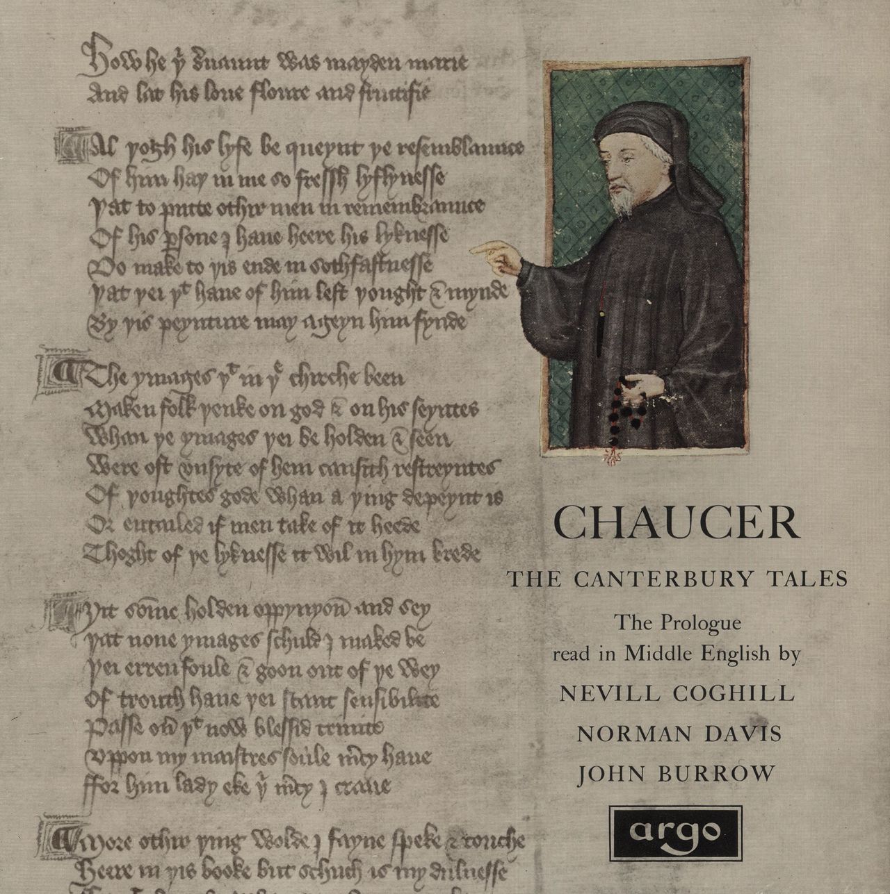 Geoffrey Chaucer Prologue To The Canterbury Tales Read In Middle Engli ...