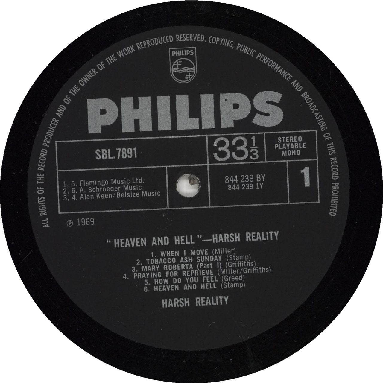 Harsh Reality Heaven And Hell UK Vinyl LP — RareVinyl.com