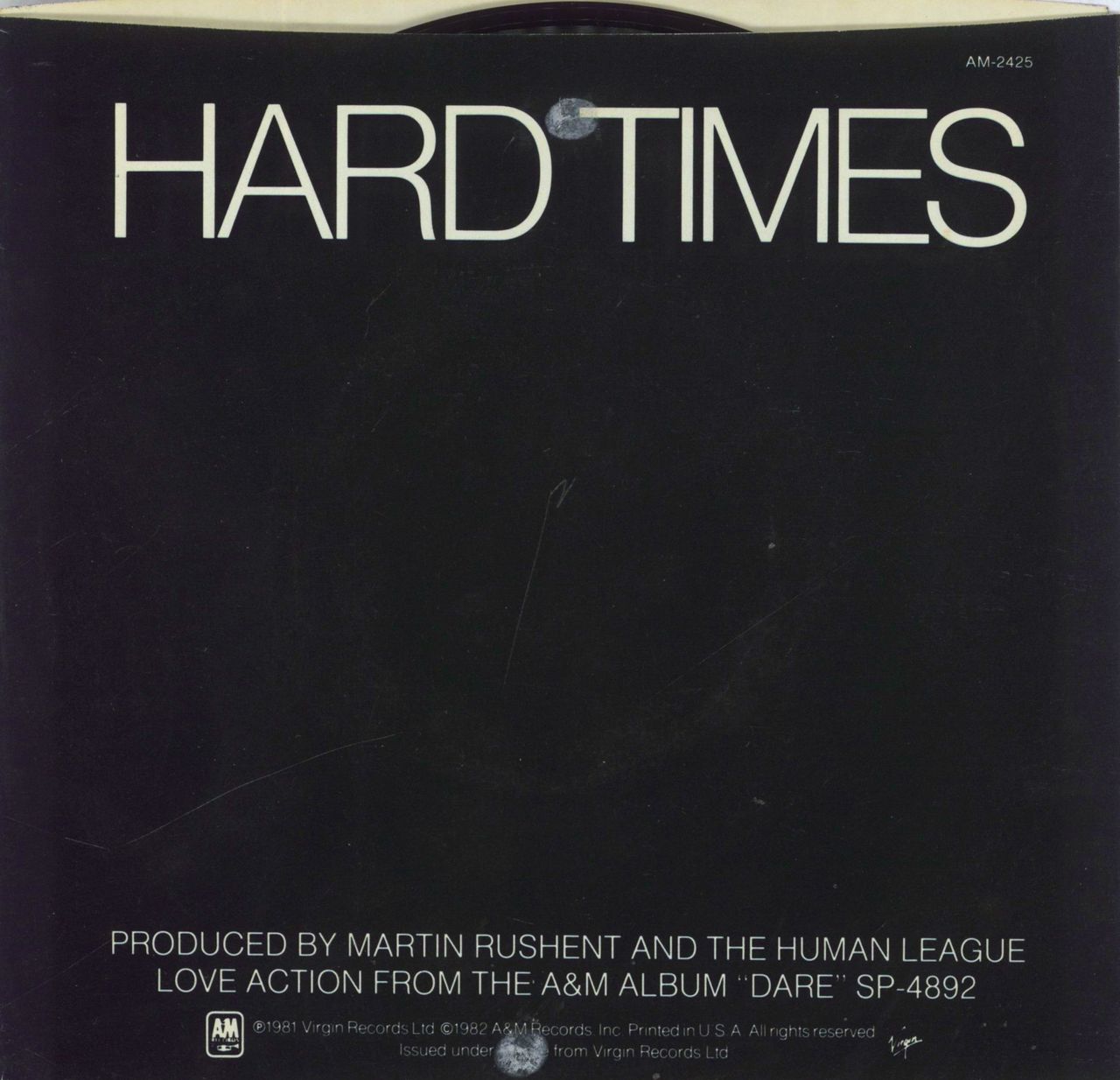 Human League Love Action US 7" vinyl — RareVinyl.com