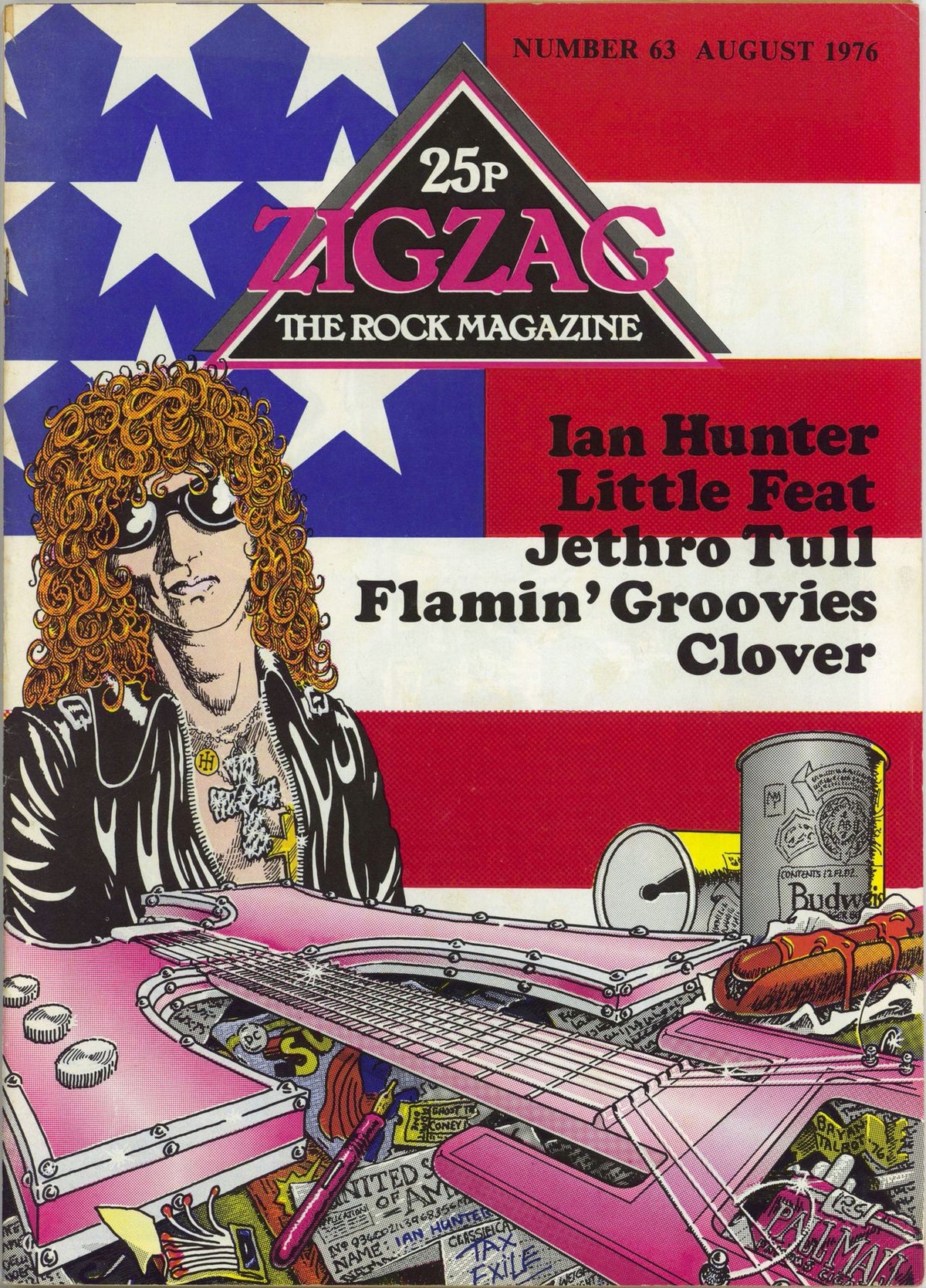 Ian Hunter Zig Zag #63 UK Magazine — RareVinyl.com