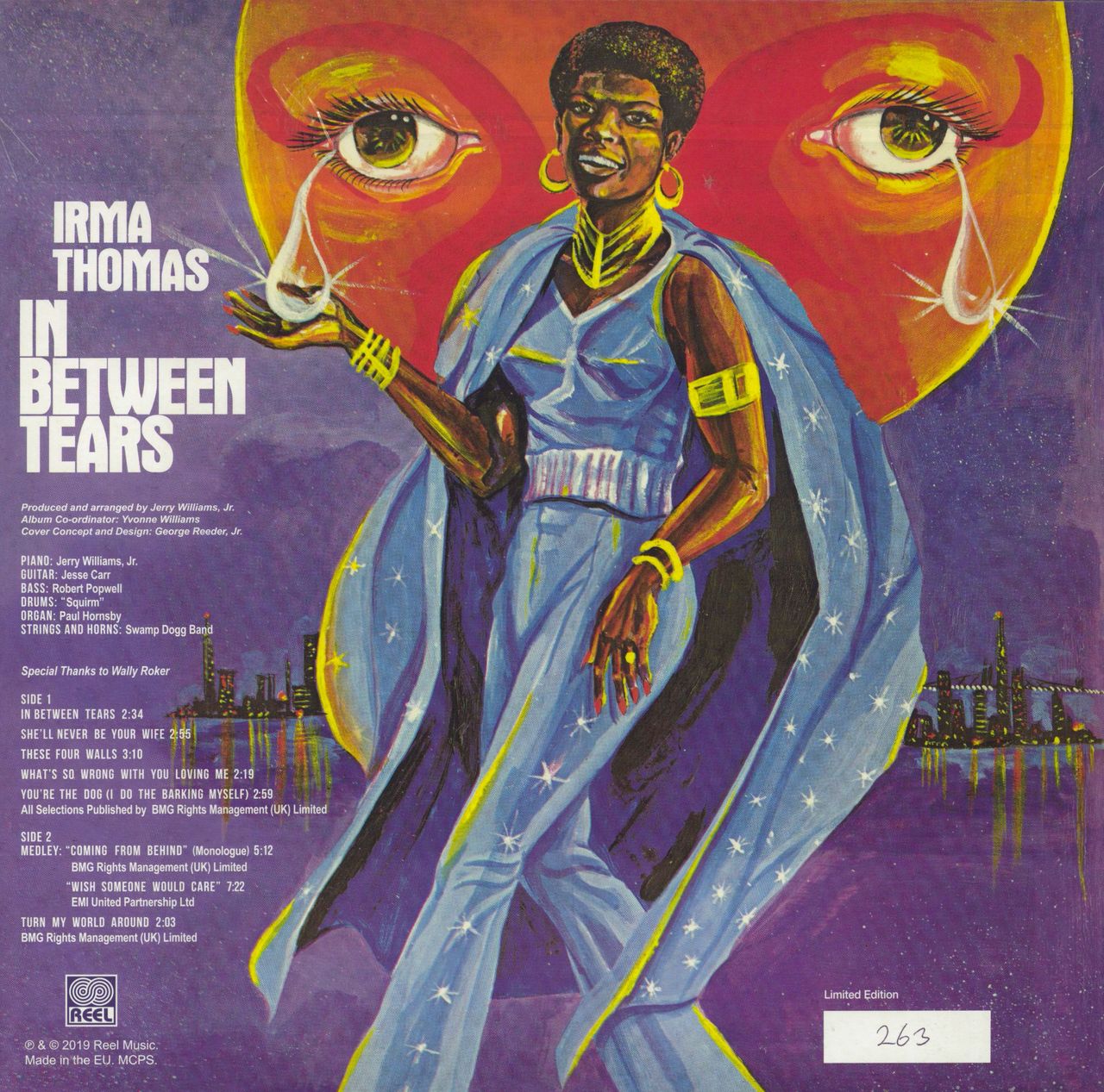 Irma Thomas In Between Tears - White Vinyl + Poster - Numbered UK Viny — RareVinyl.com