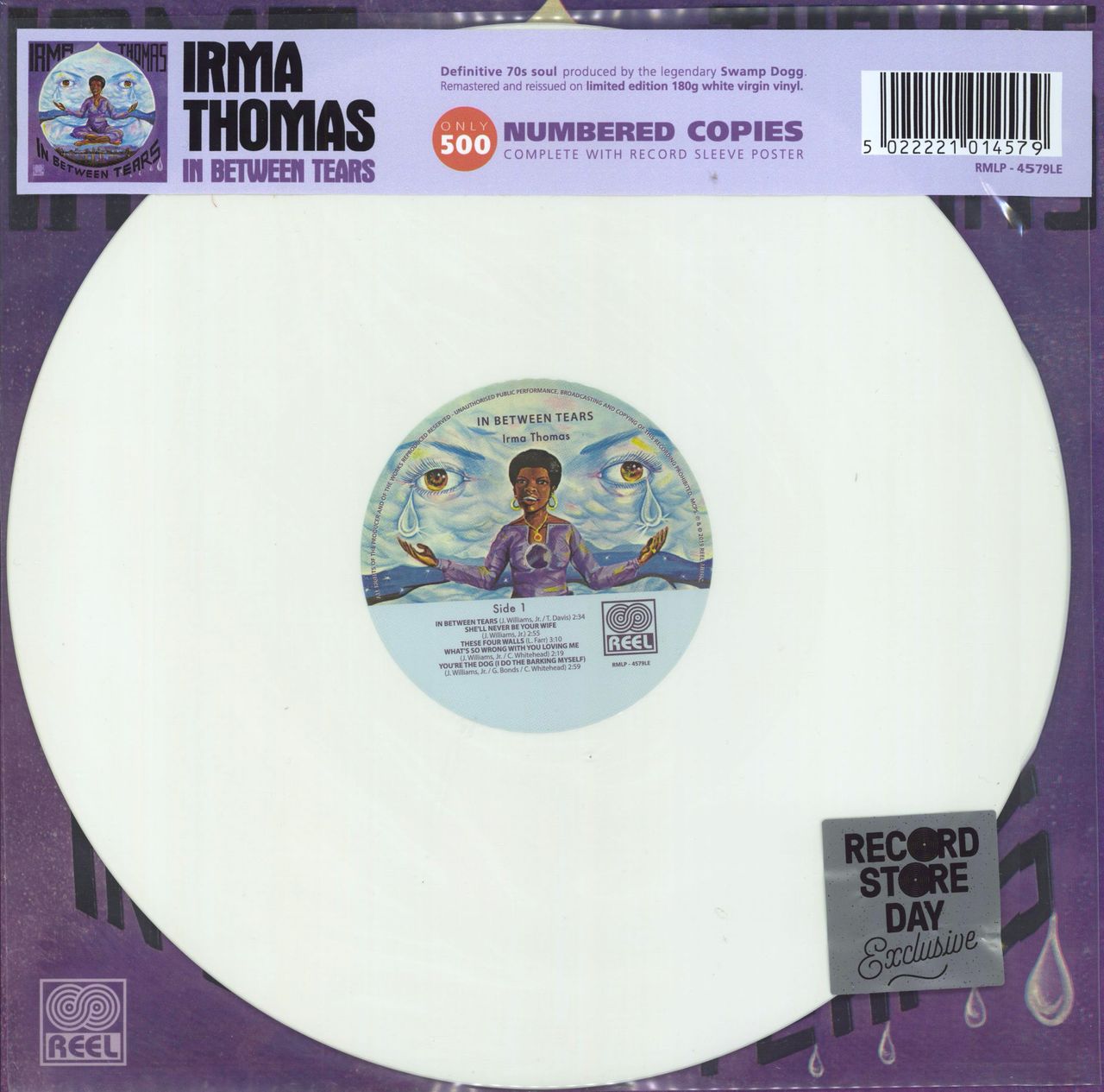 Irma Thomas In Between Tears - White Vinyl + Poster - Numbered UK Viny — RareVinyl.com