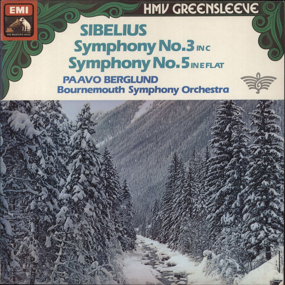 Jean Sibelius Symphony No.3 in C & Symphony No. 5 in E flat UK Vinyl L — RareVinyl.com