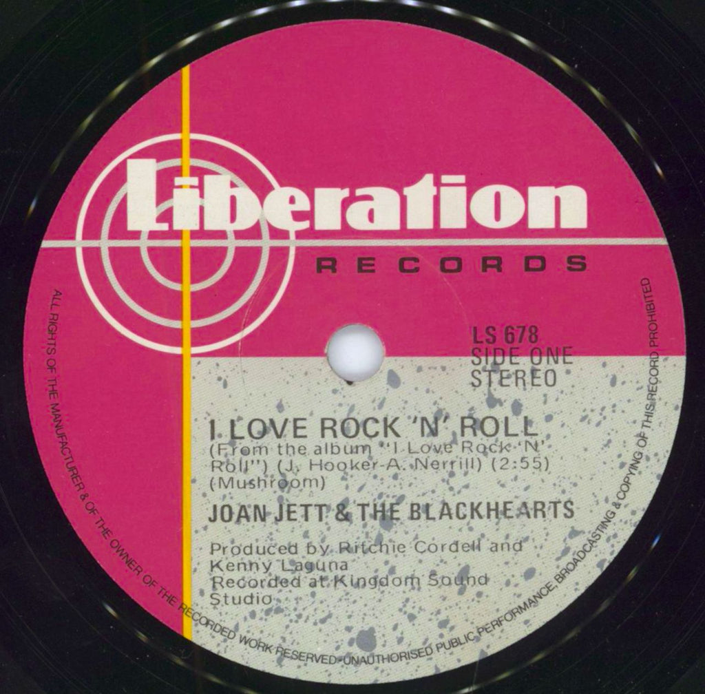 Joan Jett And The Blackhearts I Love Rock N Roll