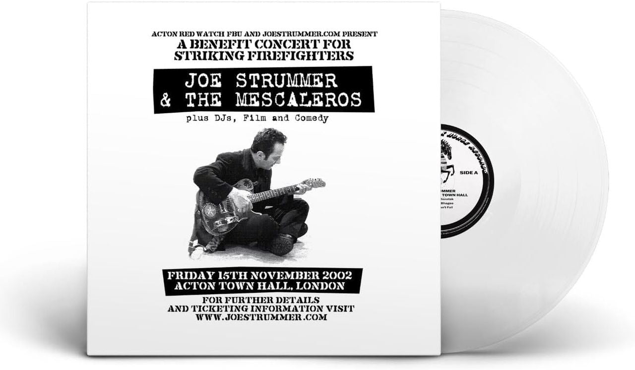 Joe Strummer Live At Acton Town Hall 2002 - Clear Vinyl - Sealed UK 2- — RareVinyl.com