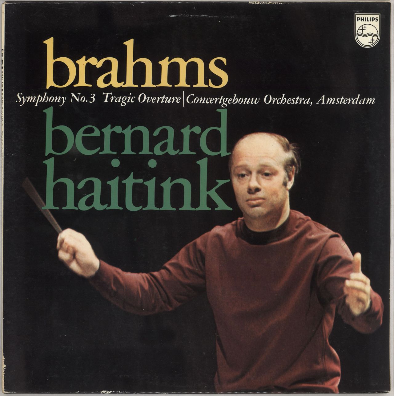 Johannes Brahms Symphony No. 3 / Tragic Overture Dutch Vinyl LP ...