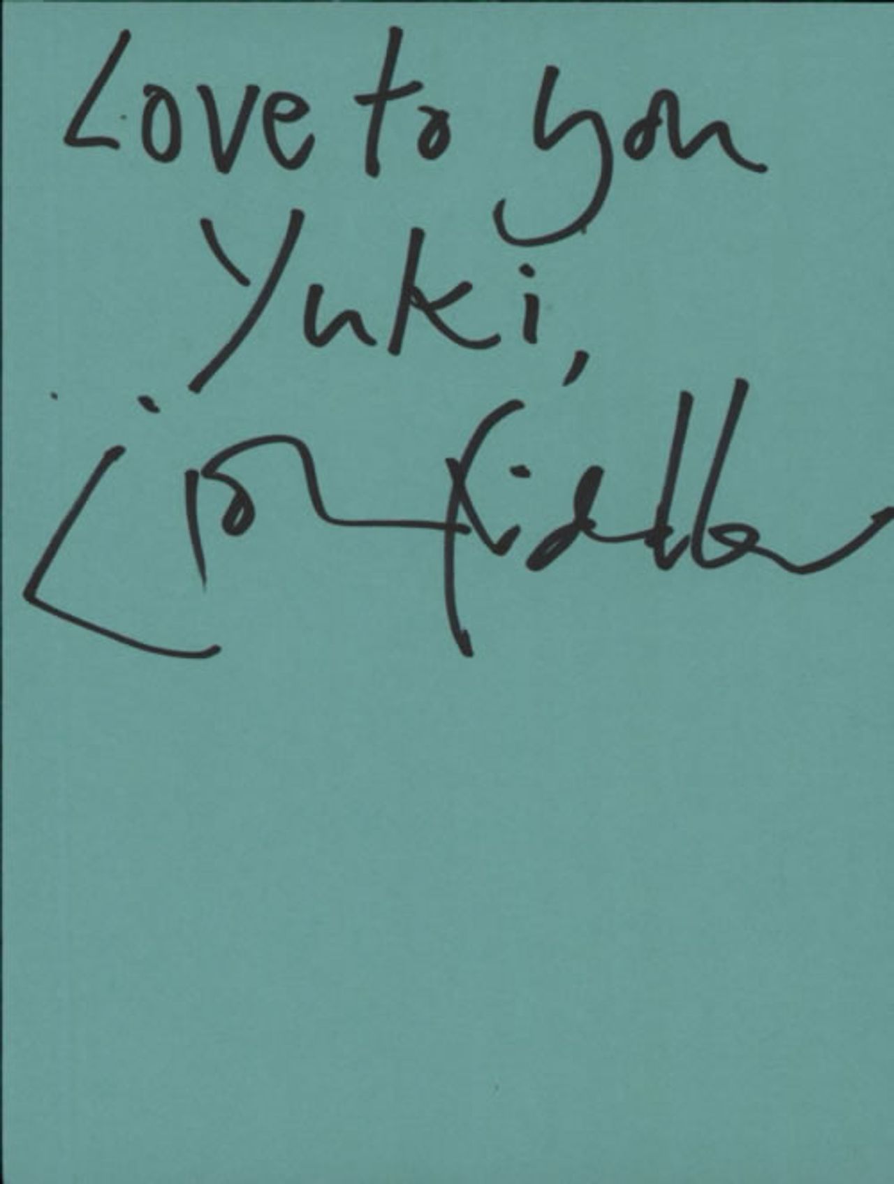 John Fiddler Page From An Autograph Book UK Memorabilia — RareVinyl.com