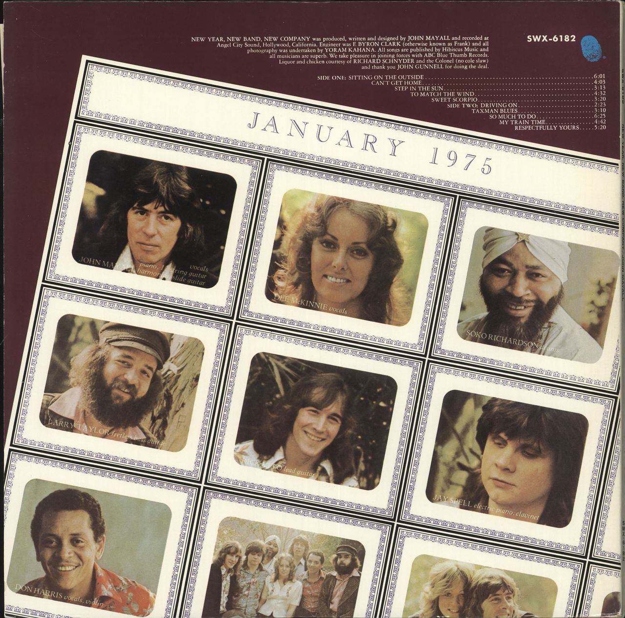 John Mayall New Year New Band New Company Japanese Vinyl LP — RareVinyl.com
