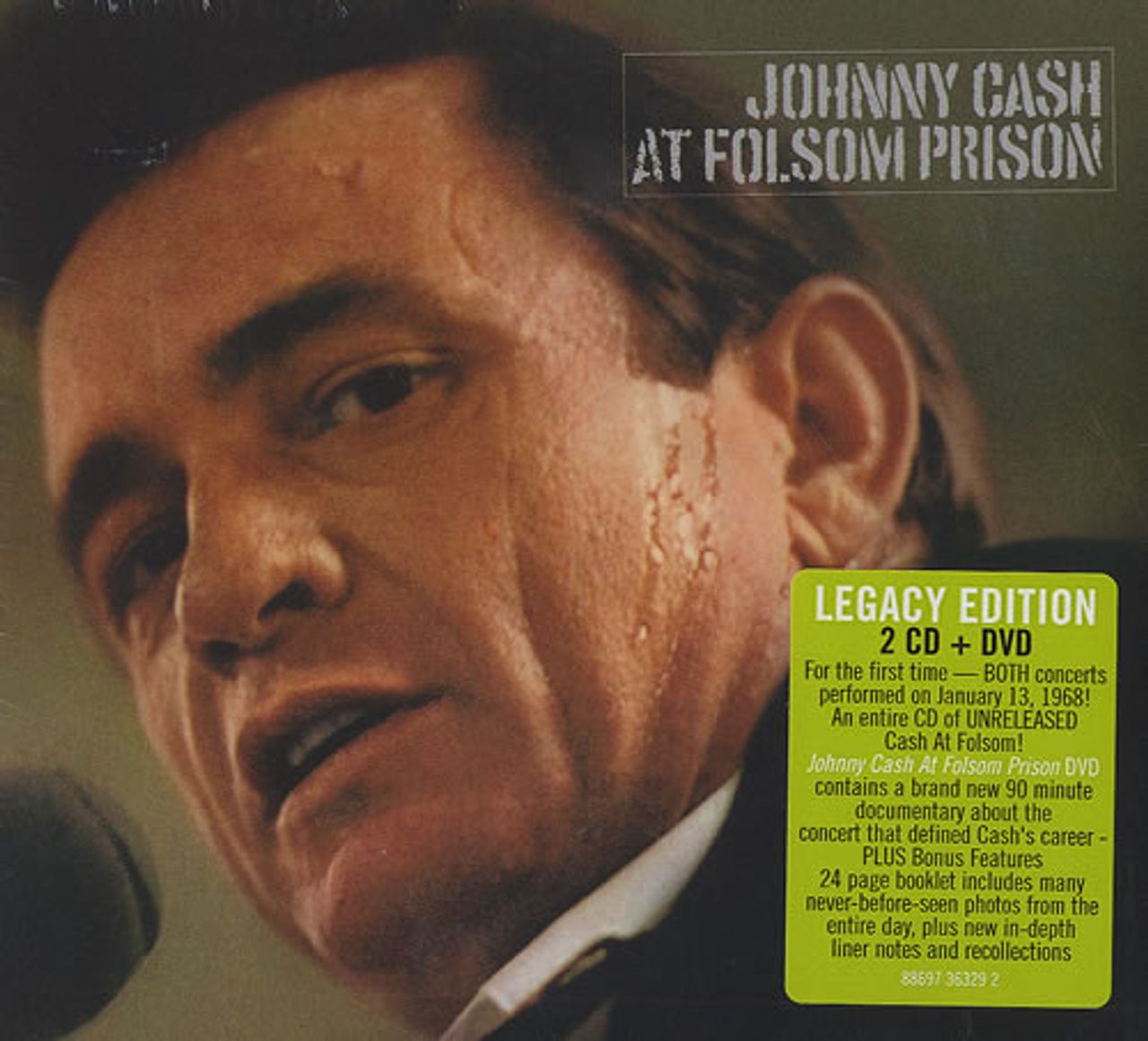 Johnny Cash At Folsom Prison: Legacy Edition - Sealed UK 3-disc CD/DVD ...